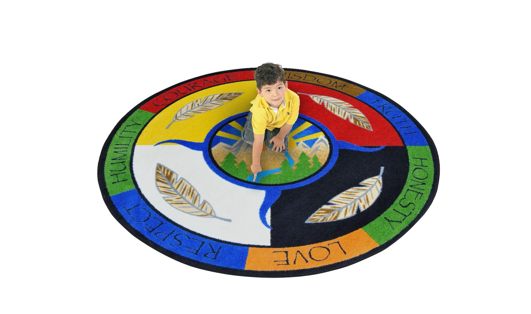 Authentic Native Traditional Teachings Rug canada – Louise Kool & Galt