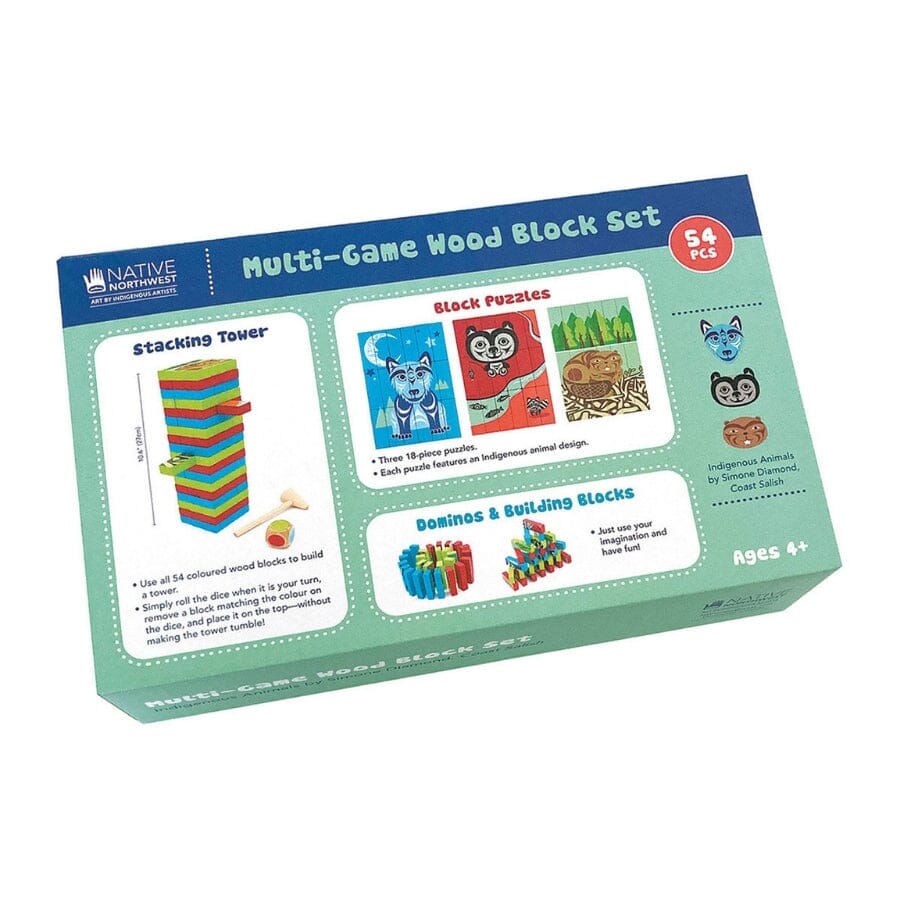 Multi-Games Wood Block Set – Louise Kool & Galt