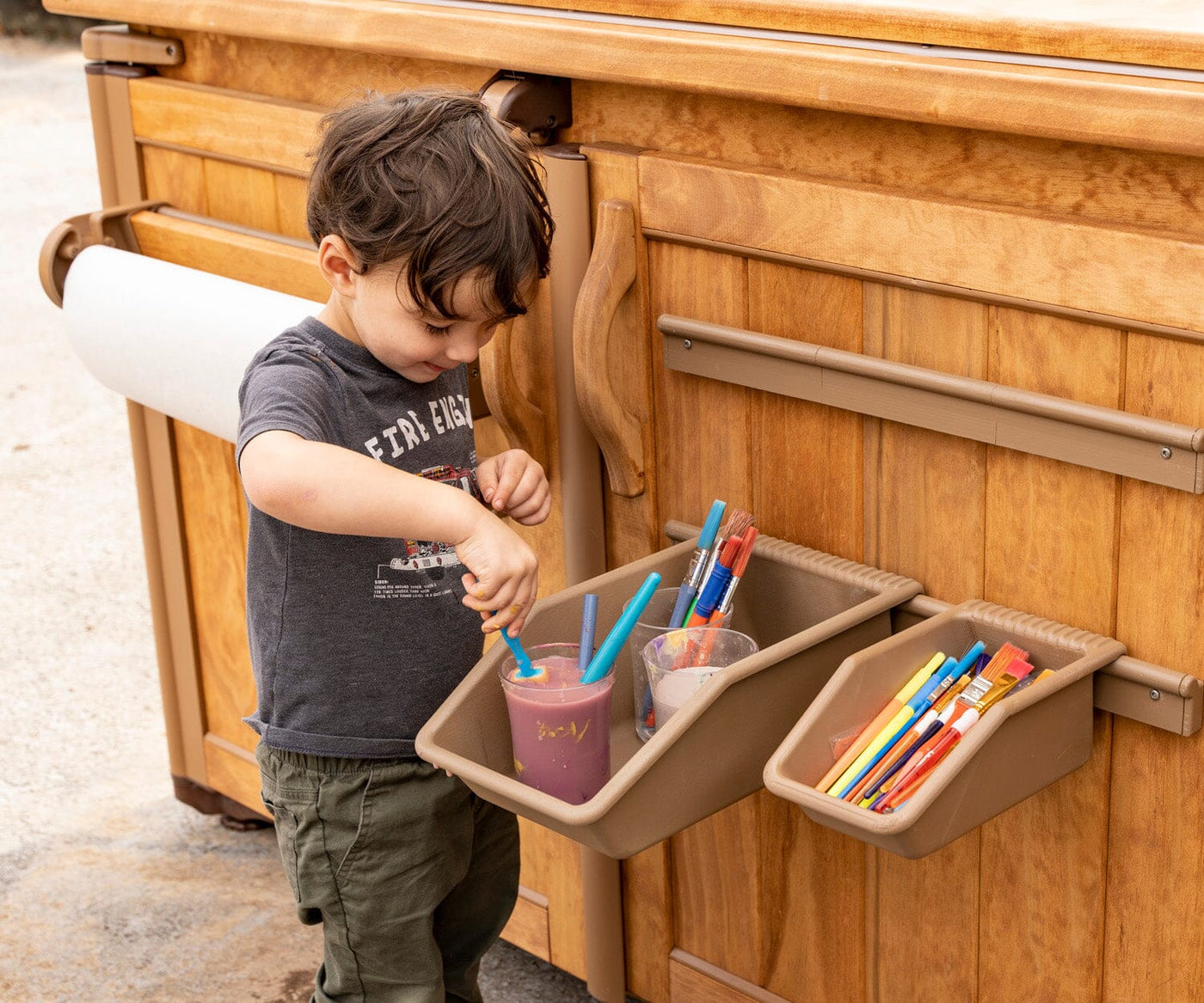 Outlast Art Shed by Community Playthings – Louise Kool & Galt