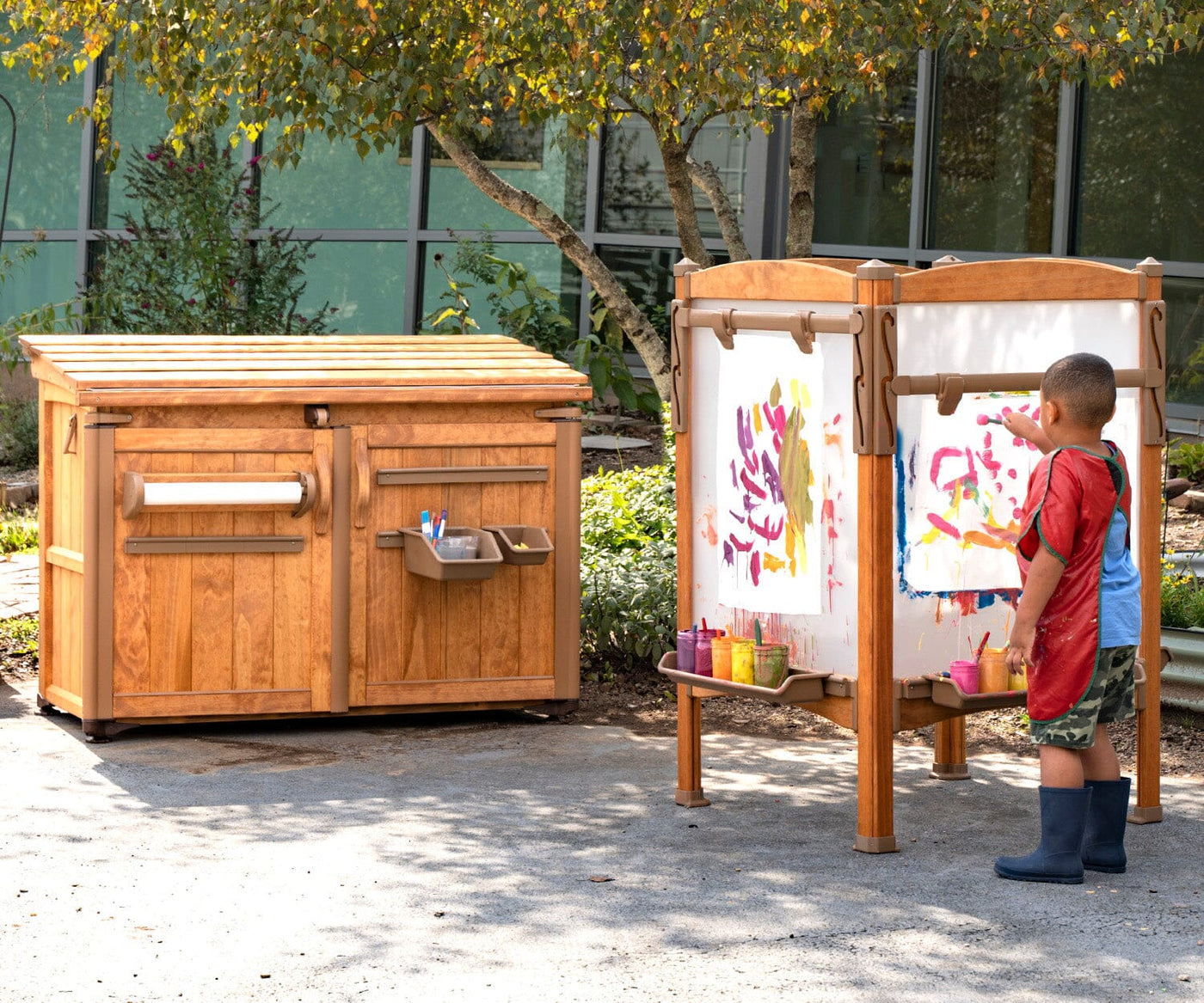 Outlast Art Shed by Community Playthings – Louise Kool & Galt