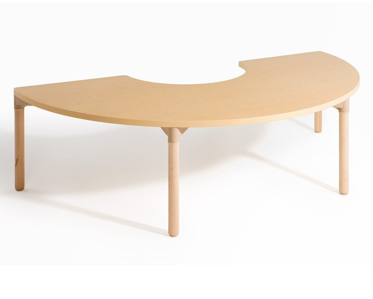 Half Circle Tables by Community Playthings canada – Louise Kool & Galt