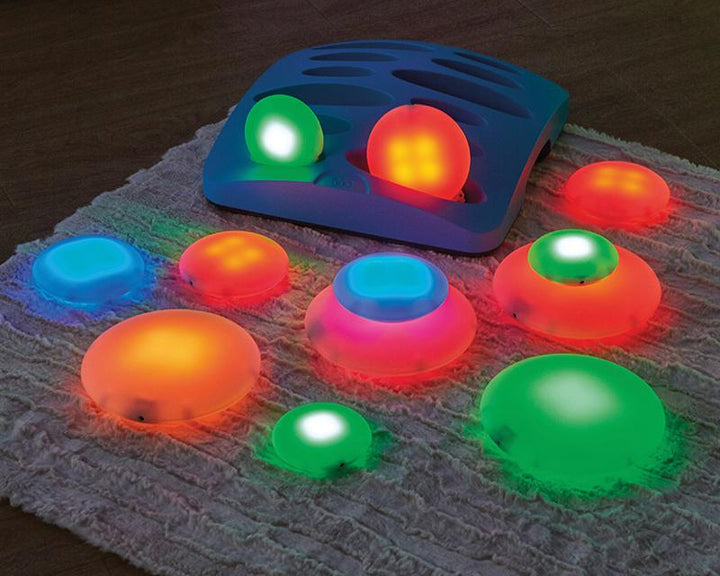 Illuminated Sensory Glow Pebbles – Louise Kool & Galt