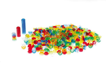 Transluscent Stackable Counters – Louise Kool & Galt